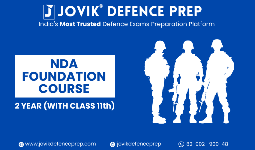 NDA Foundation Course 2 Years - JOVIK Defence Prep
